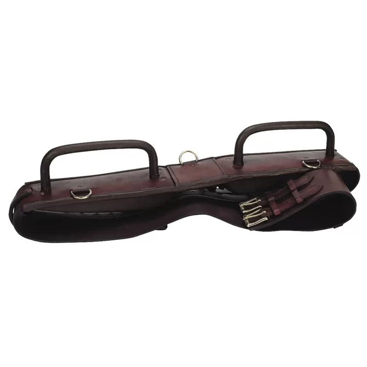 Norton Club Leather Vaulting Roller With Closed Handles | Equine World UK