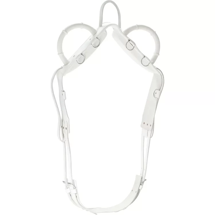 Norton White Leather Vaulting Roller